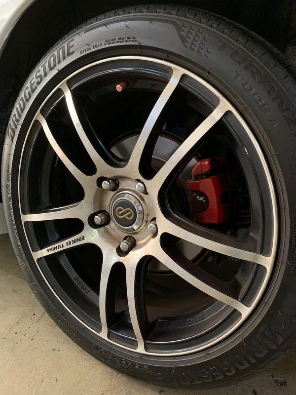 17" Ori Enkei Tuning SC24 rims, Car Accessories, Tyres & Rims on Carousell
