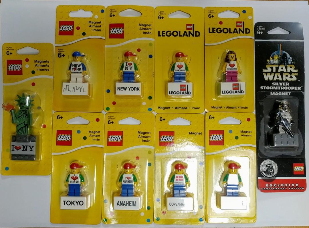 全新未開盒 lego 853317 Magnet Set New York LEGO Minifigure, Rockefeller ...