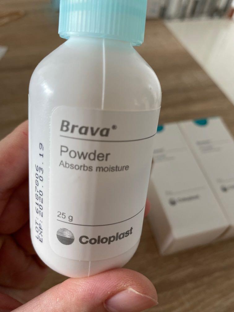 Coloplast Brava powder absorbs moisture, Health & Nutrition, Medical ...