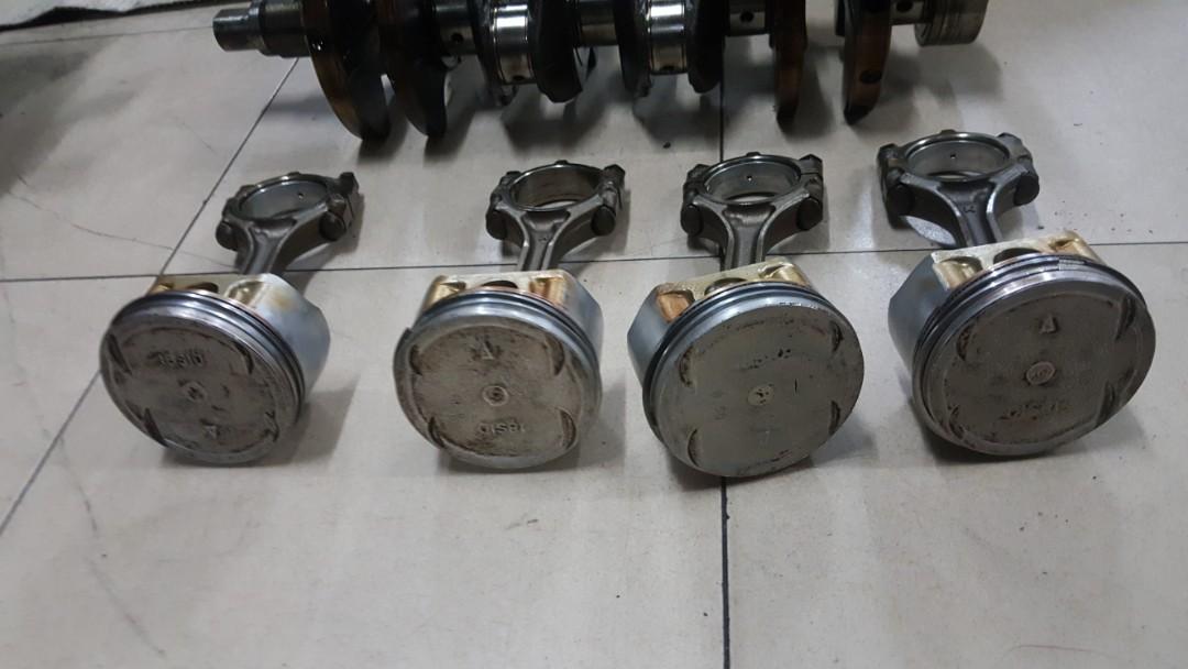 Crank shaft waja mmc complit rod piston, Auto Accessories on Carousell