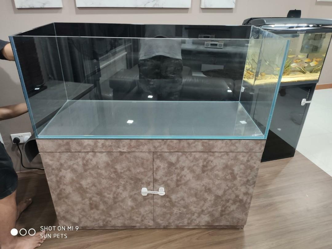 Crystal Fish Tank 120x50x50cm 12mm Ultra Crystal, Pet Supplies, Homes ...
