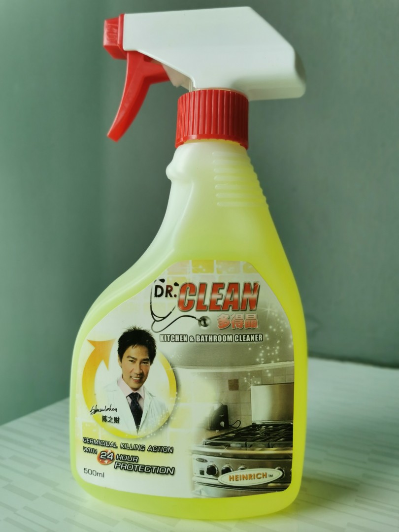 Dr. CLEAN Kitchen & Bathroom Cleaner, Furniture & Home Living, Bathroom ...
