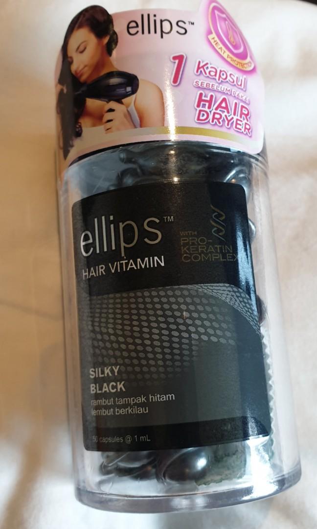 Ellips Hair Vitamin - Silk Black (with Pro-Keratin Complex), Beauty ...