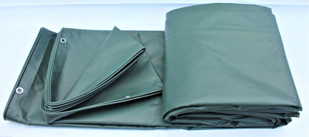 Express Nylon 12 ft x 12 ft PVC Tarpaulin Vinylon Olive Green Ready ...
