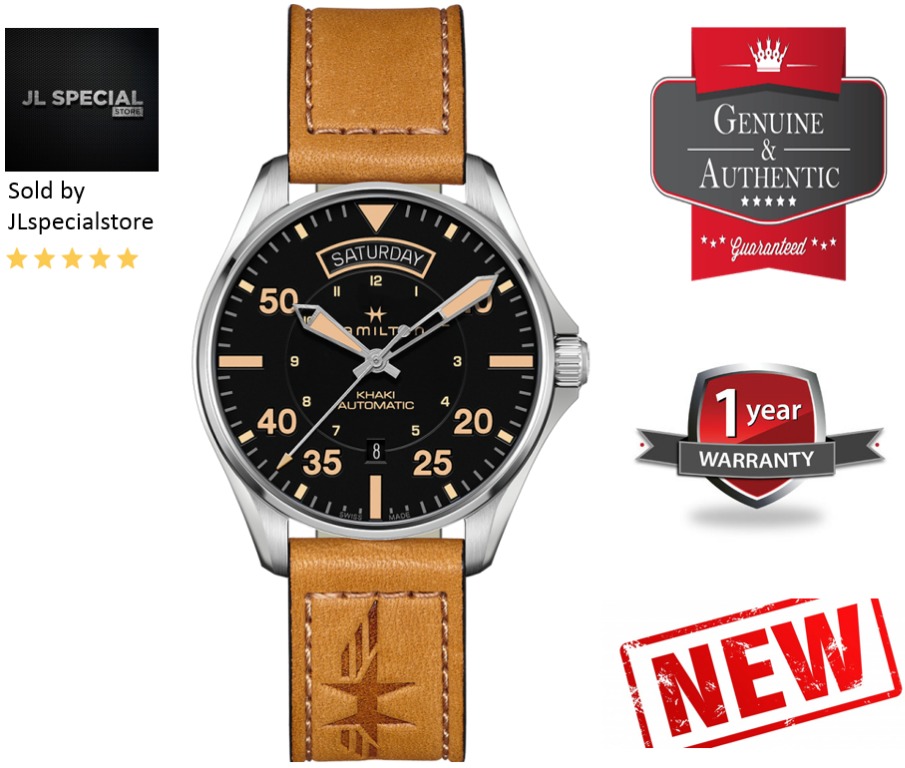 Hamilton Khaki Pilot H64645531, Men's Fashion, Watches & Accessories ...