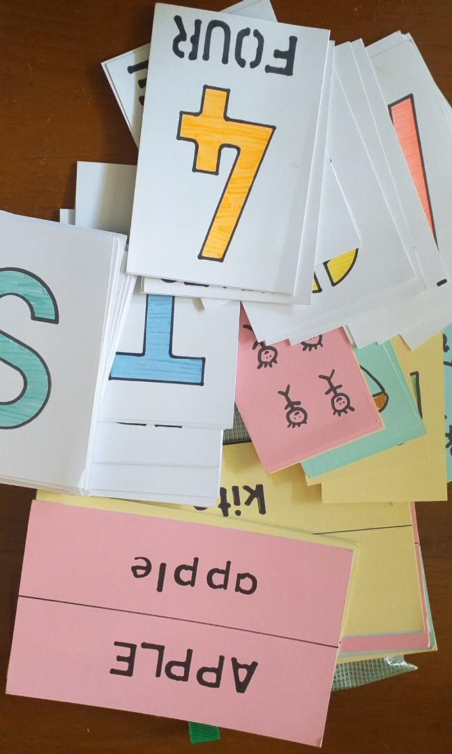 Handmade Flashcards, Hobbies & Toys, Books & Magazines, Children's ...