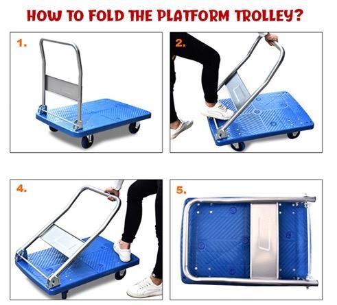 HEAVY DUTY PVC PLATFORM TROLLEY /HAND TRUCK 150KG/300KG, Everything ...