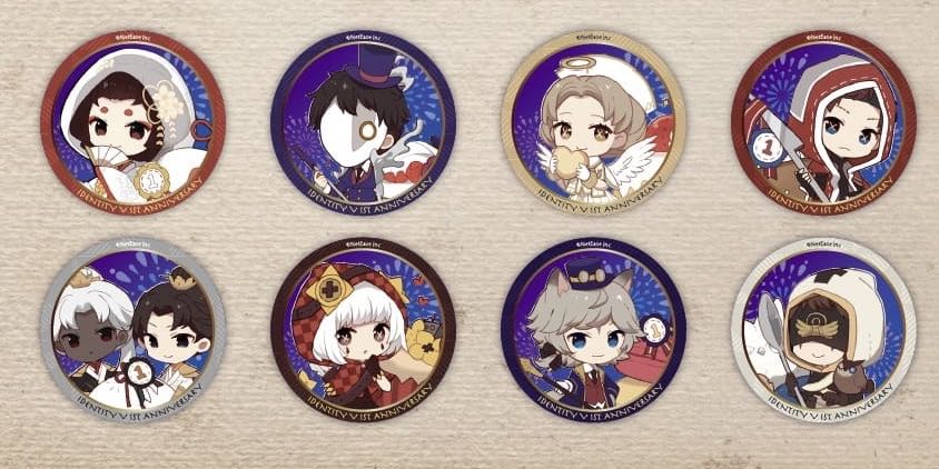 Identity V x Sweets Paradise Collab Cafe Can Badges, Video Gaming ...