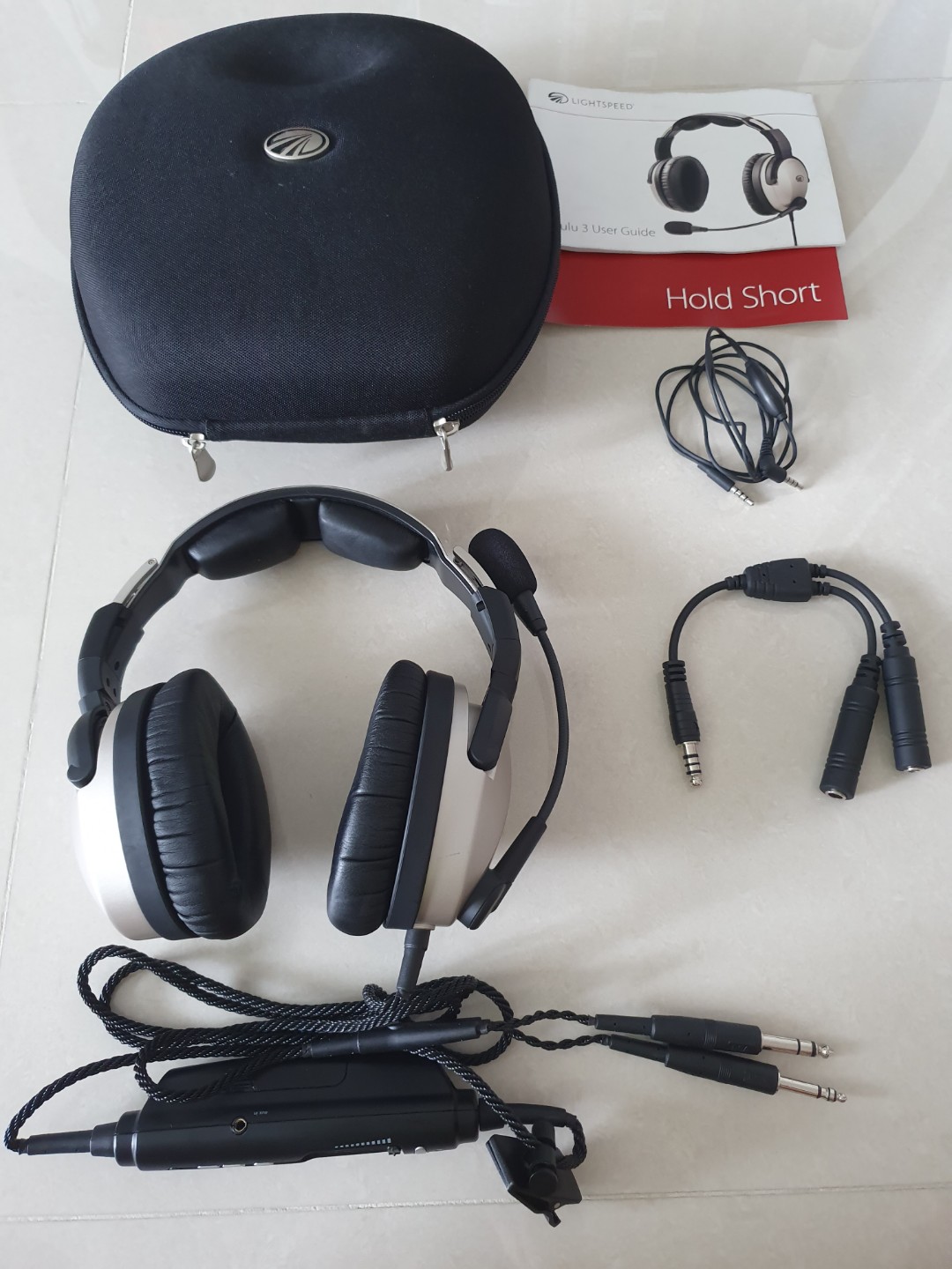 Lightspeed Zulu 3 Aviation Headset, Audio, Headphones & Headsets on Carousell