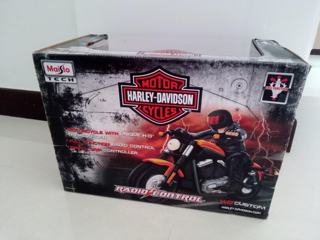 Harley Davidson R/C XL 1200N Nightster with Rider Radio Control Vehicle ...