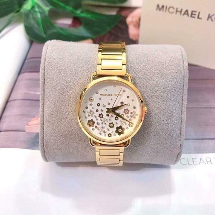 MK Portia Series Goldtone Watch, Women's Fashion, Watches & Accessories ...