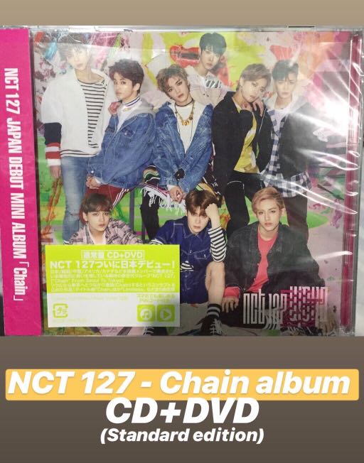 NCT 127 Chain (CD+DVD), Hobbies & Toys, Memorabilia & Collectibles, K ...