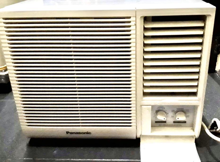 Panasonic Aircon Window Type Non Inverter 1HP, TV & Home Appliances ...