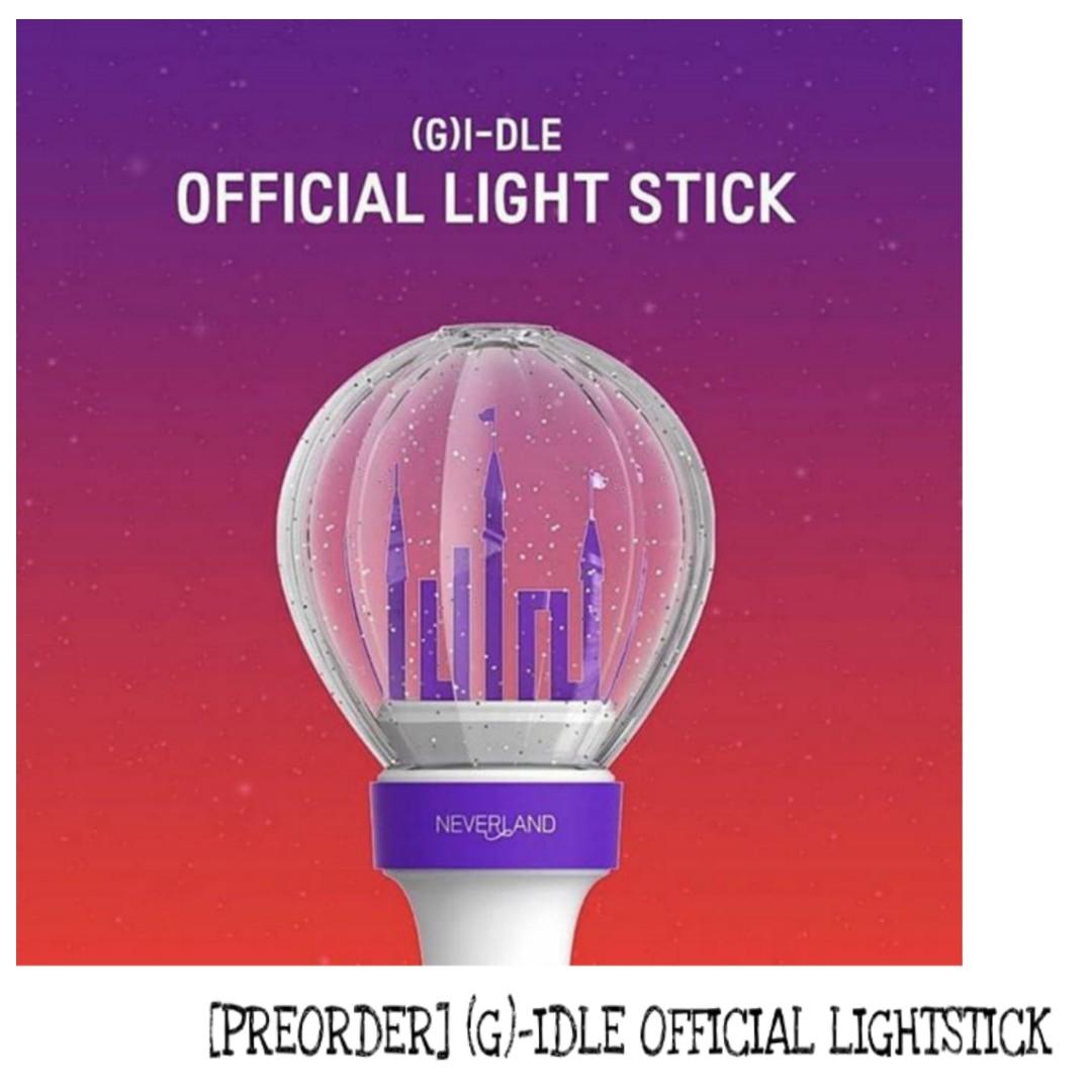 [PREORDER] (G)-IDLE OFFICIAL LIGHTSTICK, Hobbies & Toys, Collectibles ...
