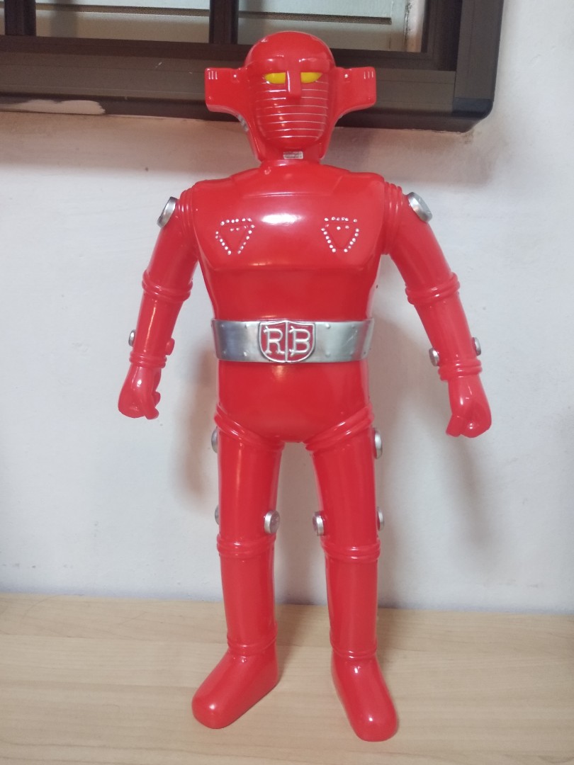 Red Baron Vintage Soft Vinyl Sofubi 40cm 16 inches, Hobbies & Toys, Toys & Games on Carousell