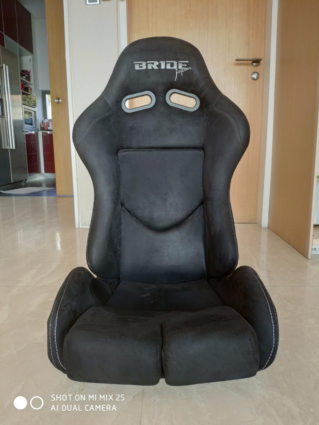 Replica Bride Stradia alcantara CF semi bucket seat, Car Accessories ...