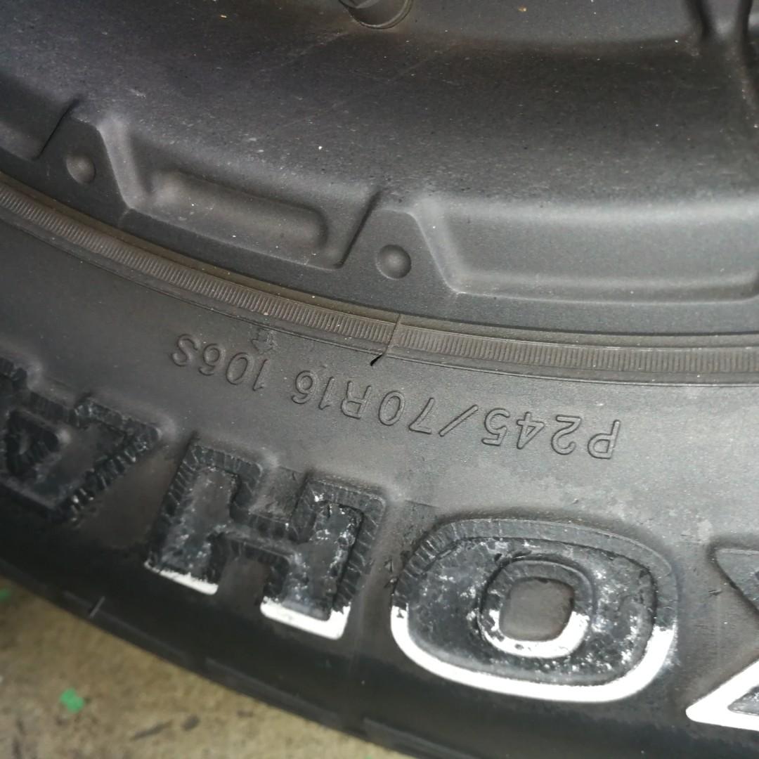 Revo 16 inch 114.3 with tyre plus uplifter set. Labour on u., Car ...