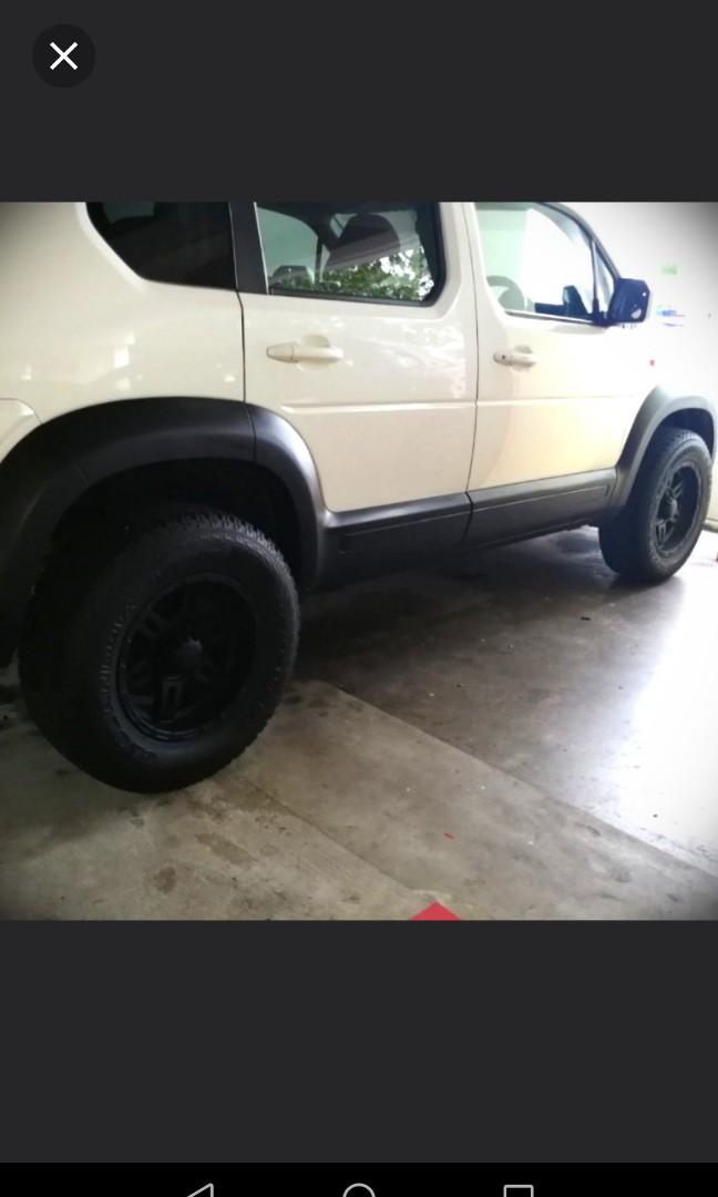 Revo 16 inch 114.3 with tyre plus uplifter set. Labour on u., Car ...