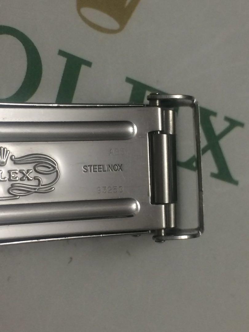 Rolex submariner S/S bracelet flip lock clasp 93250, Luxury, Watches on ...