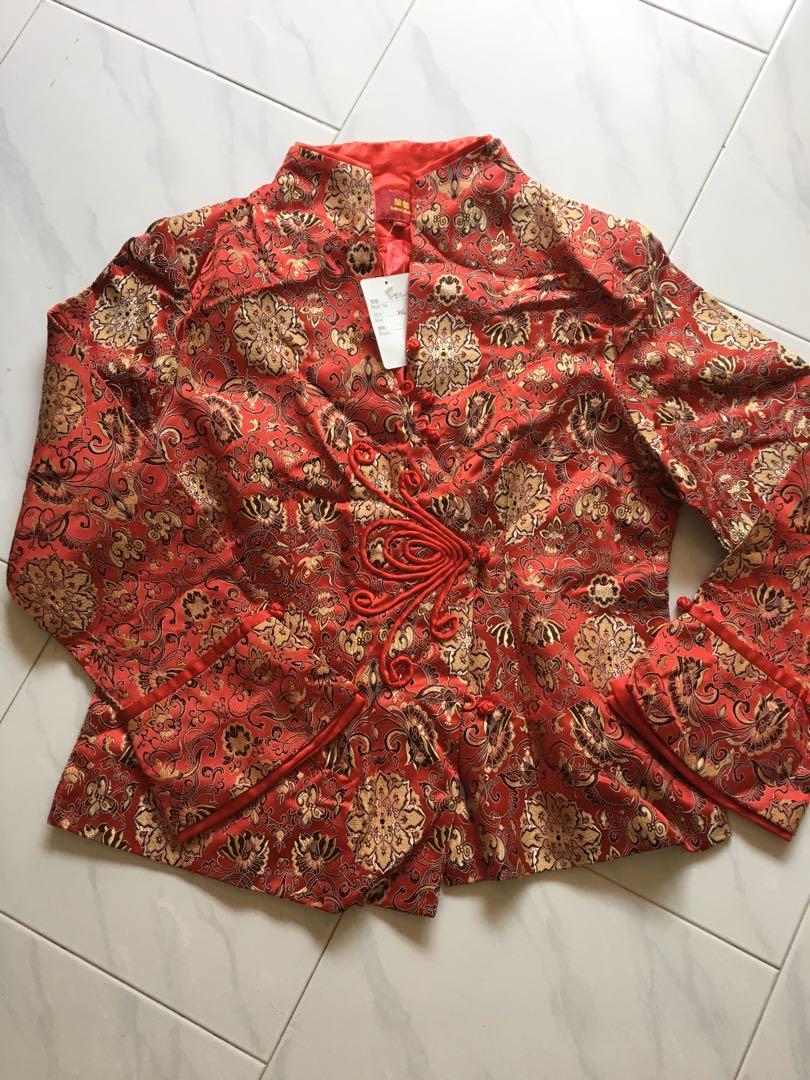 Silk Chinese embroidered jacket, Women's Fashion, Coats, Jackets and ...
