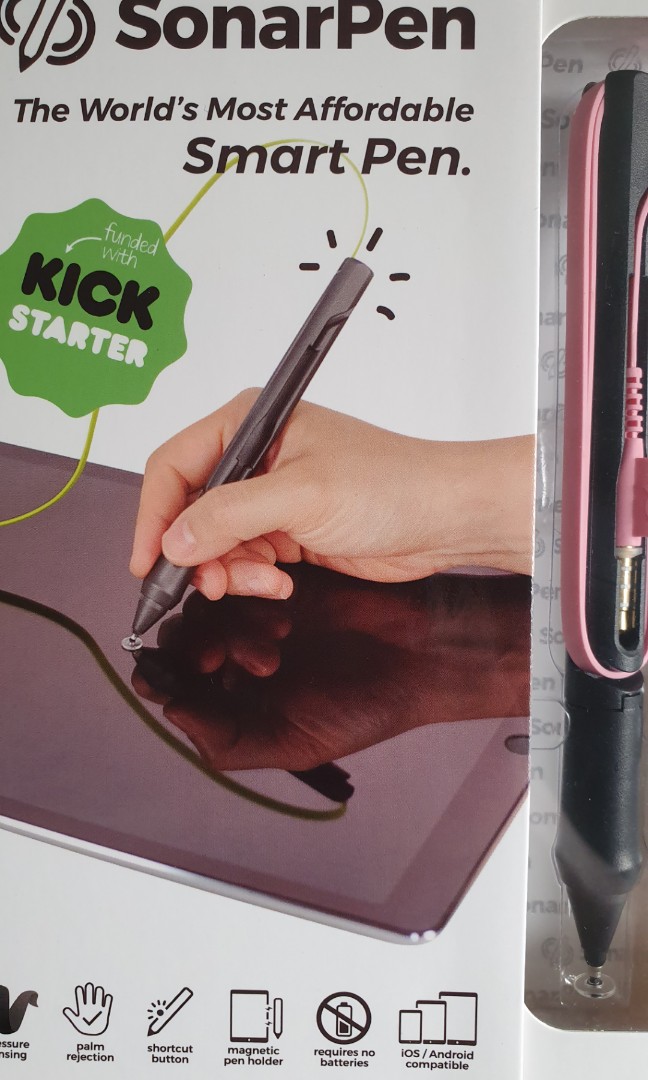 Sonar Pen (stylus), compatible with iPad and android, Design & Craft ...