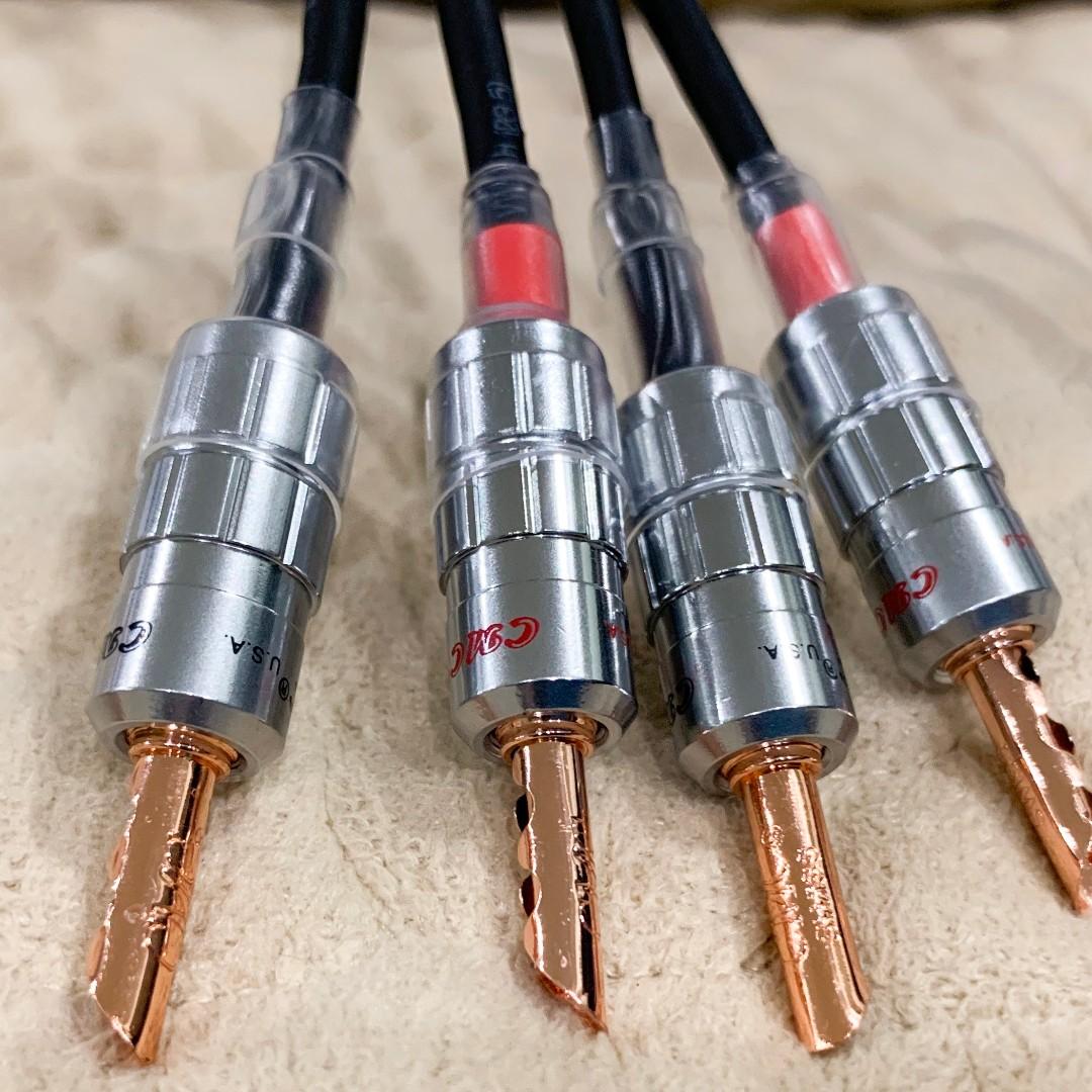Bi-Wire 2.5M AWG 10 Speaker Cable Made in Japan, Audio, Portable Audio ...
