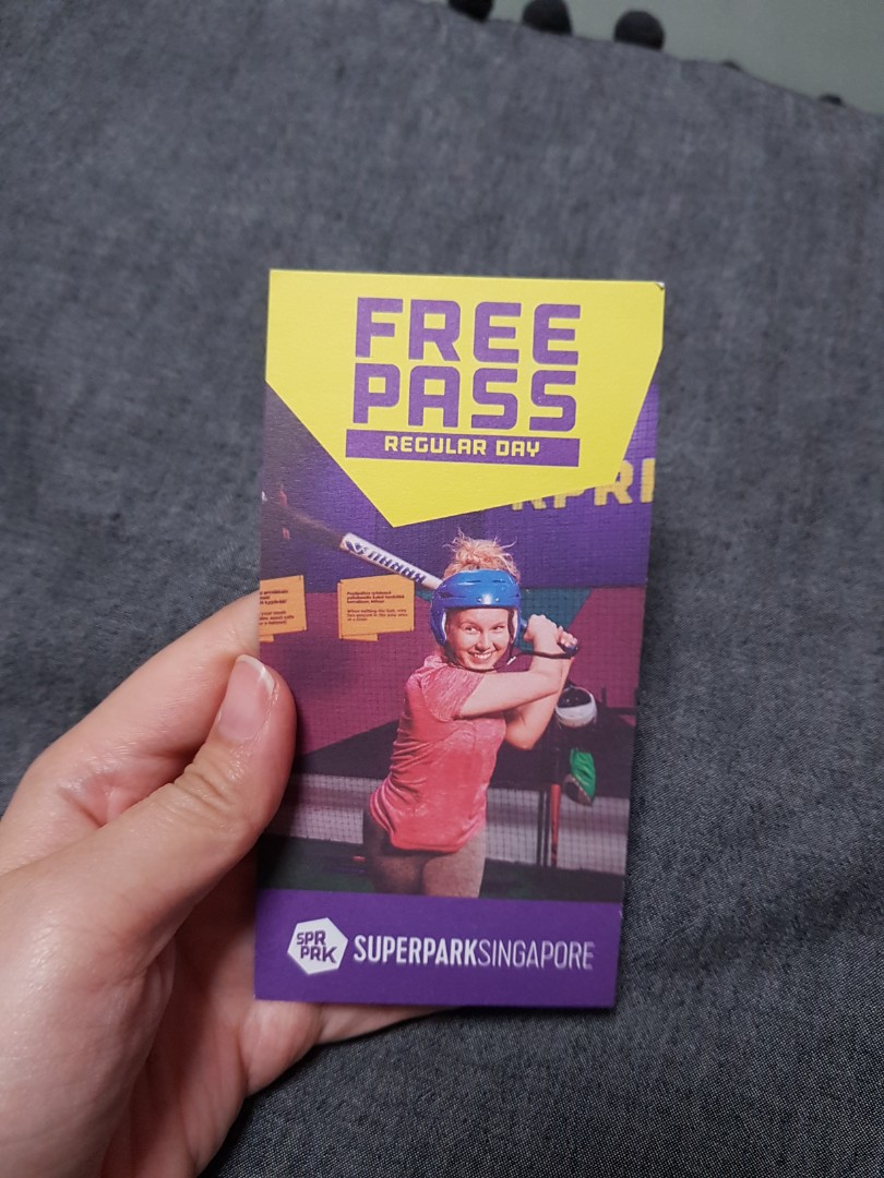 SPR PRK Superpark singapore regular pass- suntec city, Tickets ...