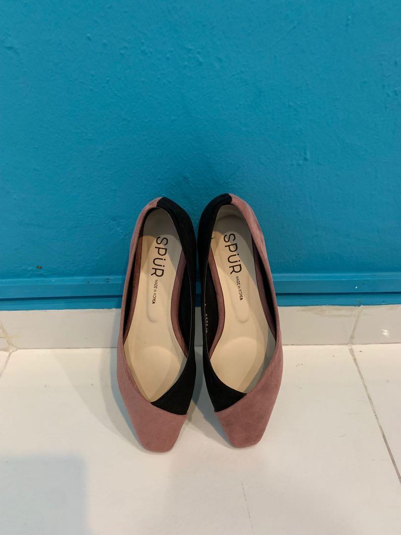 SPUR Shoe flats (Size 245, EU 37.5) Korean brand , Women's Fashion, Footwear, Flats on Carousell
