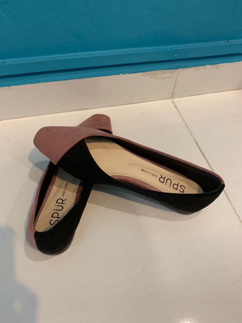 SPUR Shoe flats (Size 245, EU 37.5) Korean brand , Women's Fashion, Footwear, Flats on Carousell