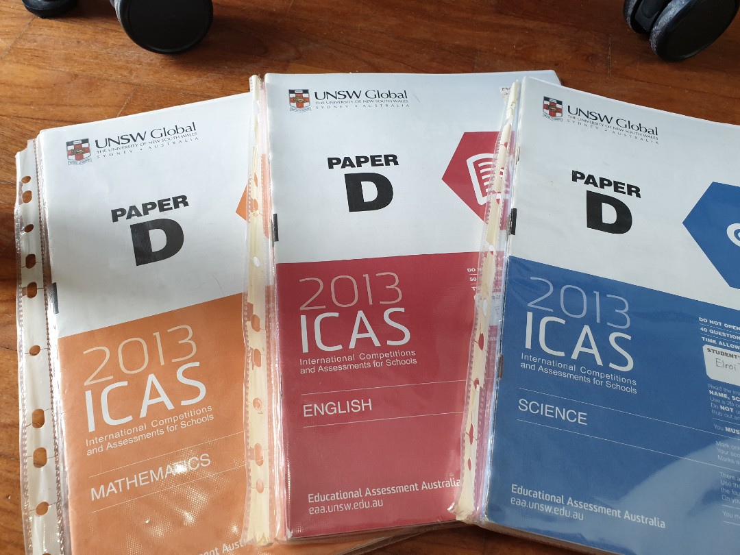 UNSW ICAS Exam Papers Eng Math Sci Paper D, Hobbies & Toys, Books ...