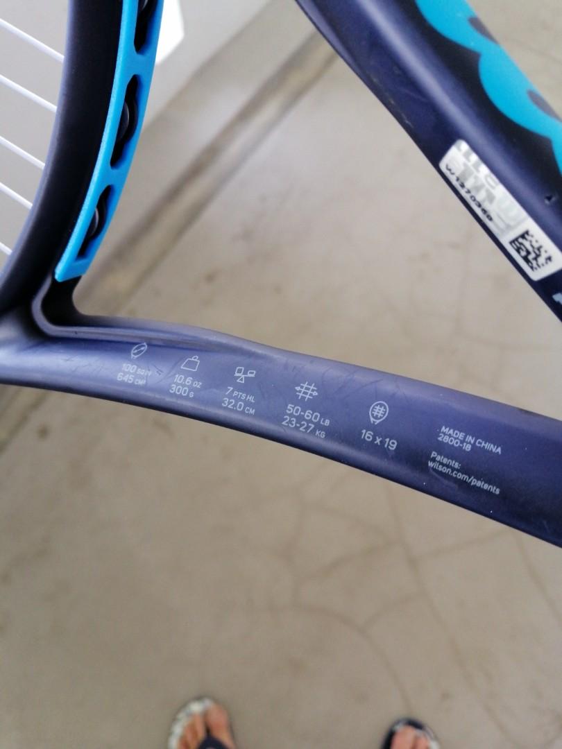 Wilson Ultra 100 Countervail, Sports Equipment, Sports & Games, Racket ...