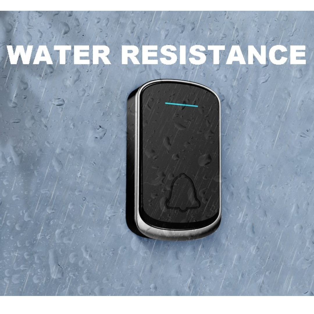 WIRELESS DOOR BELL STICK-ON , PLUG-IN ready to use, Furniture & Home ...