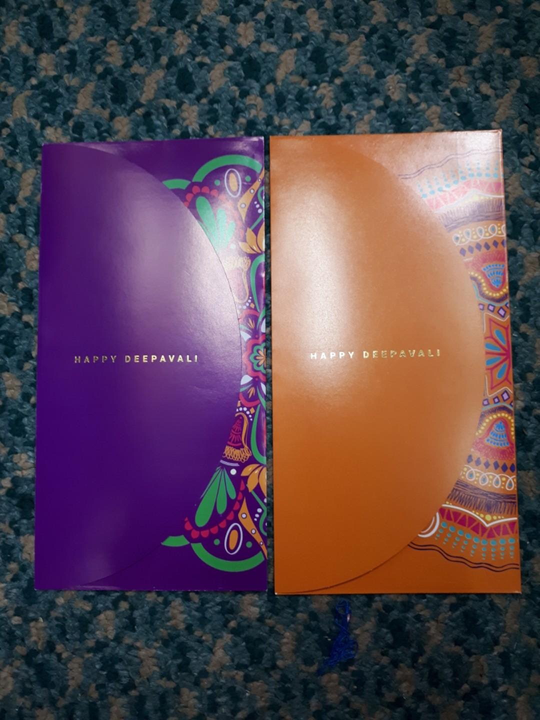 Angpao deepavali packet sampul duit Hong Leong bank, Hobbies & Toys ...