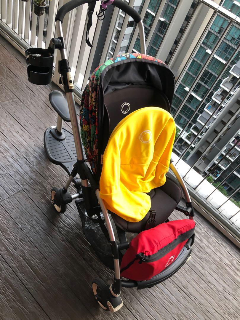 Bugaboo bee 3 with wheeled board and other Accessories, Babies & Kids ...