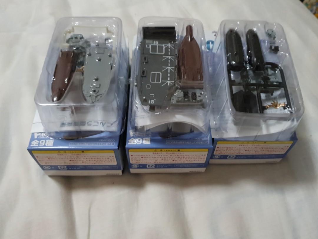 Chibi Style Japanese Helicopter Carrier, Cruiser and Submarine, Hobbies ...