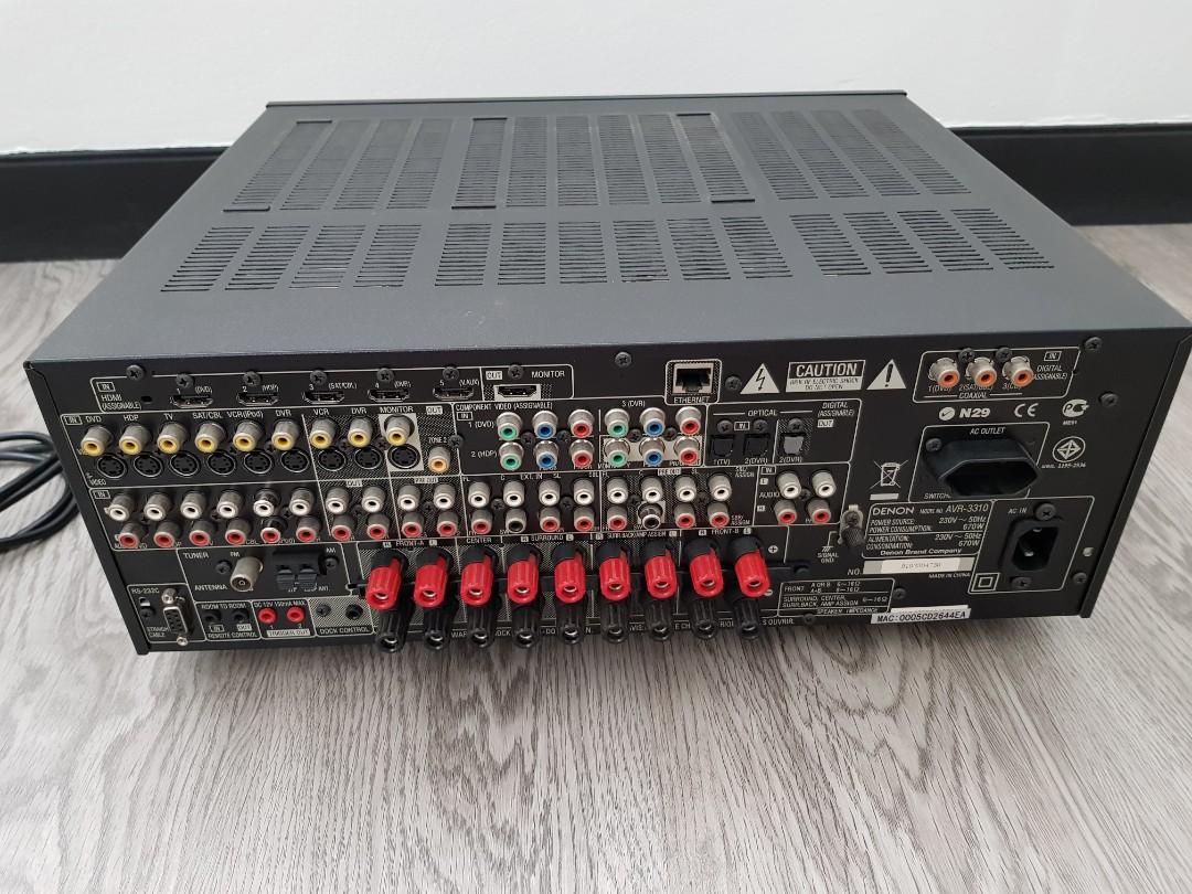 Denon AVR 3310, Audio, Soundbars, Speakers & Amplifiers on Carousell