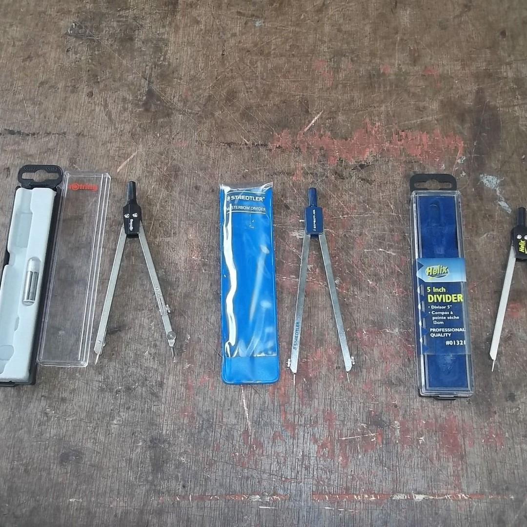 Engineering Architecture Marine Chart Compass Divider ROTRING STAEDTLER ...