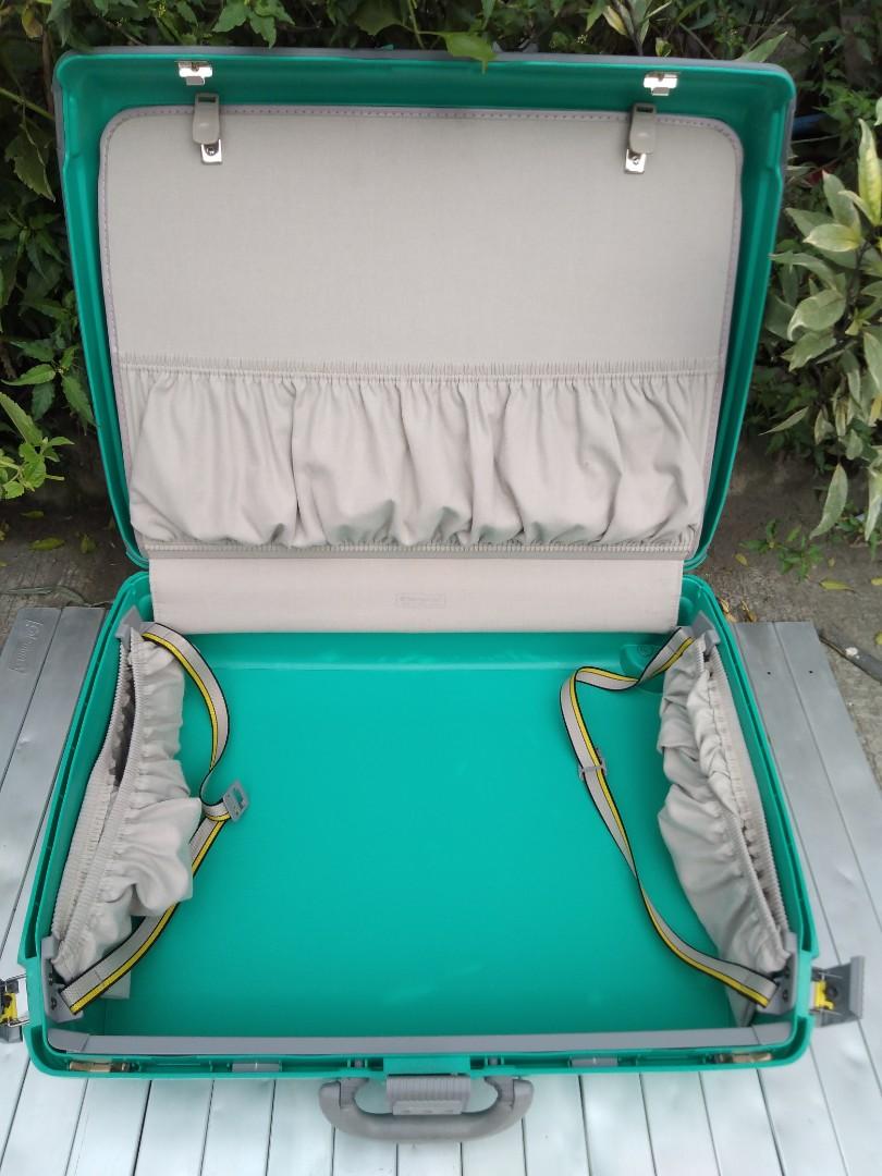 Green Samsonite oyster luggage bag 2 wheels, Hobbies & Toys, Travel ...