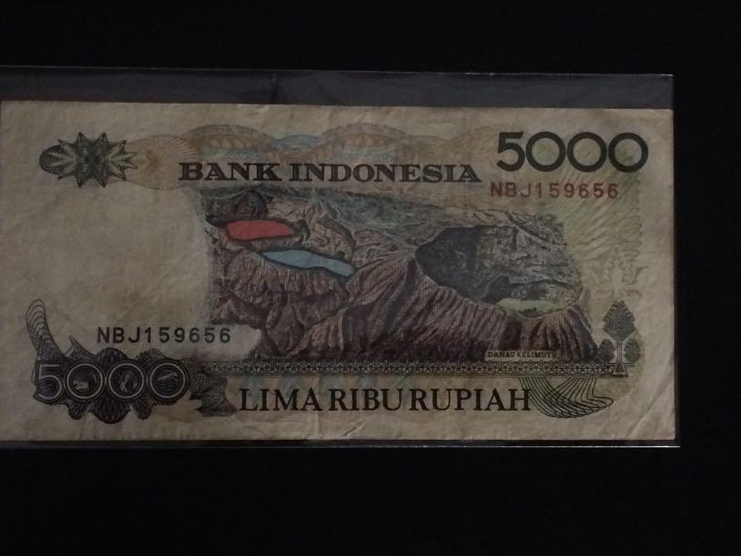 AD0003 Indonesia 5000 old banknote, Hobbies & Toys, Memorabilia ...