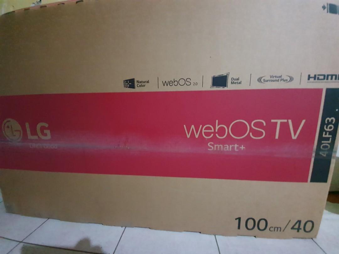 LG 40" Smart Full HD LED TV, TV & Home Appliances, TV & Entertainment ...