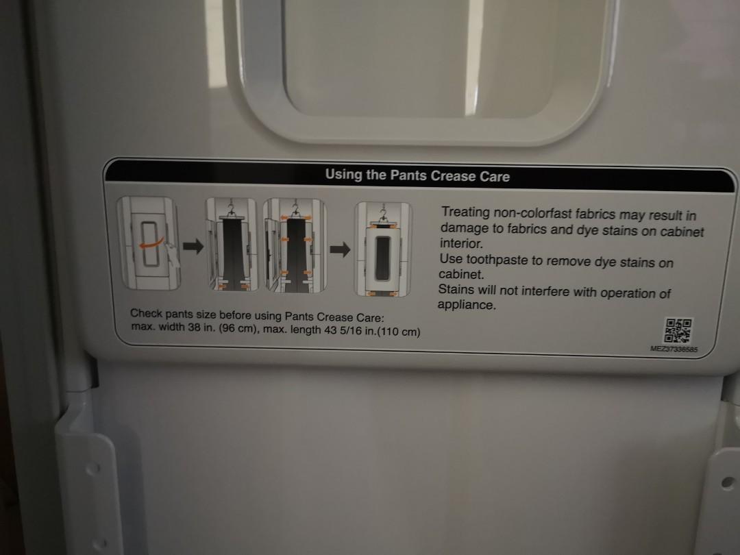 LG Styler 5.2kg (S3WF), TV & Home Appliances, Washing Machines and ...