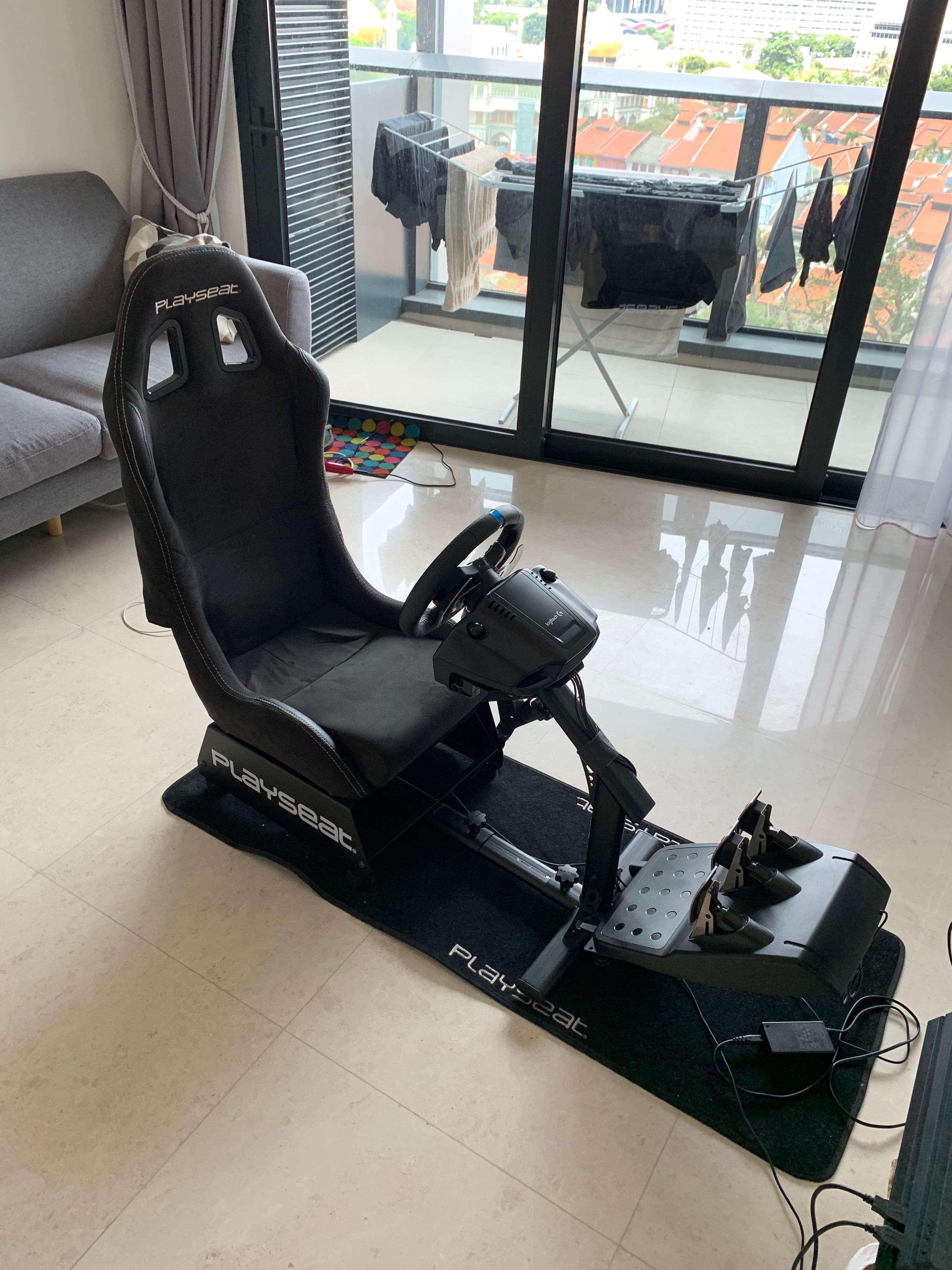 Logitech G29 + Playseat Full Driving Simulation PS4, Video Gaming ...