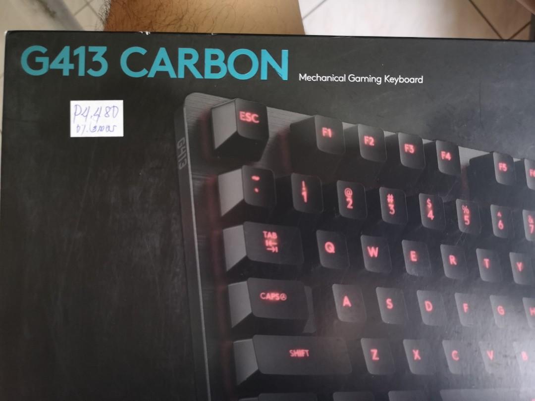 Logitech G413 carbon mechanical keyboard, Computers & Tech, Parts ...