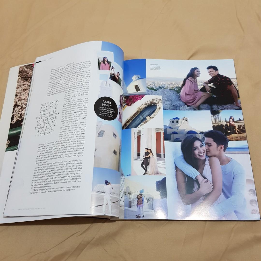 Mega Magazine Nadine Lustre James Reid, Hobbies & Toys, Books ...