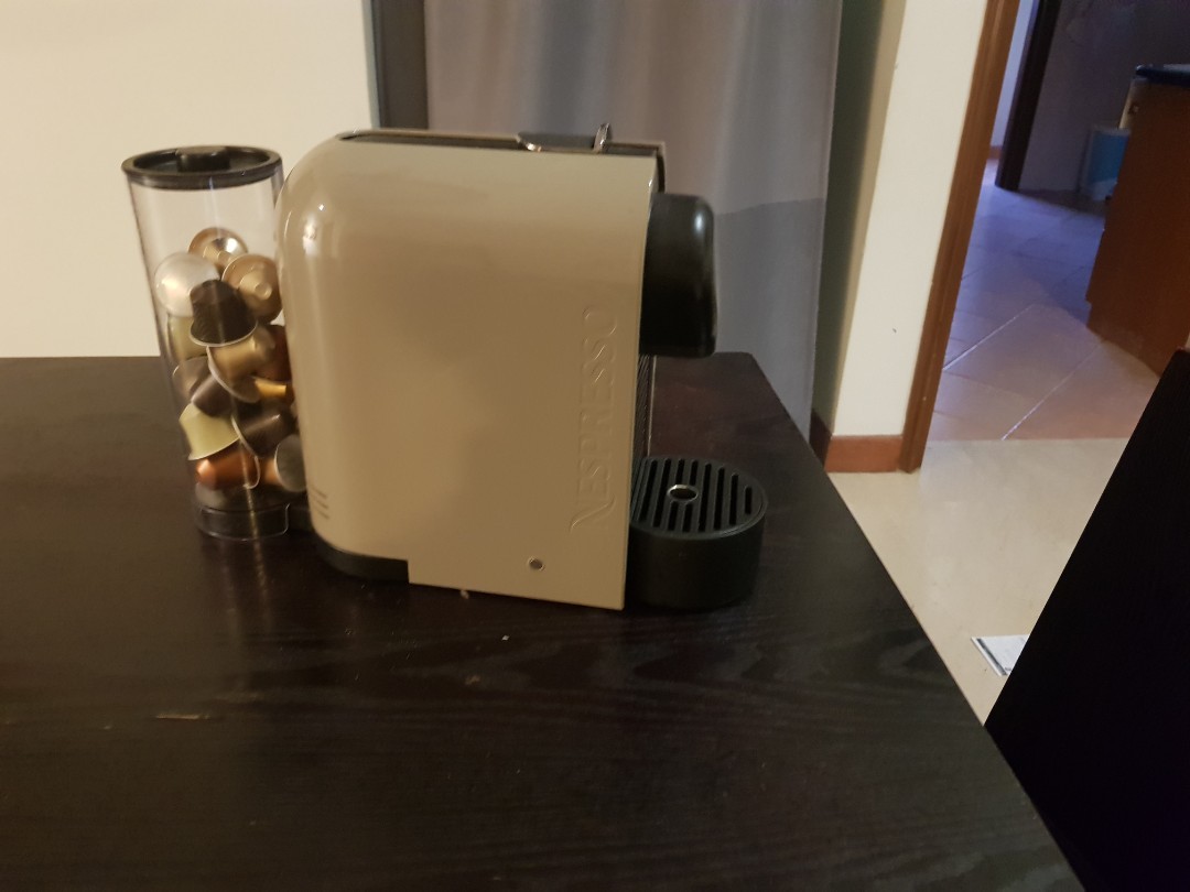 Nespresso U C50 Espresso Maker Pure Cream and free capsules, TV & Home ...