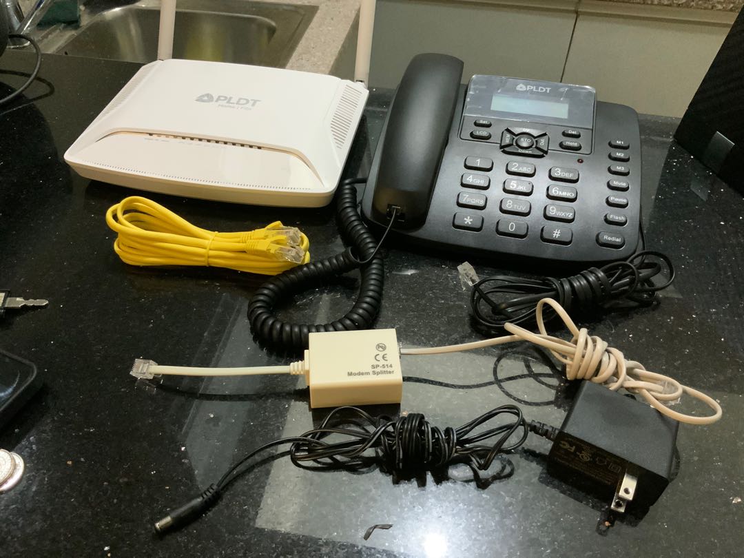 Pldt Fiber Home Wifi Router And Telephone Computers And Tech Parts And Accessories Networking On