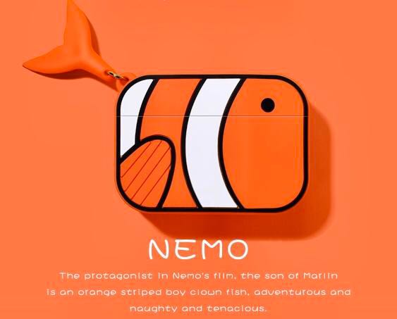 [PO] AirPods Pro Silicone Case - Finding Nemo and Whale, Mobile Phones ...