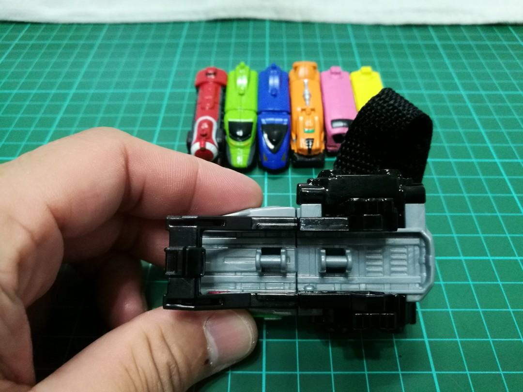 Power Rangers / Ressha Sentai mini ToQger ToQ Changer together with six ...