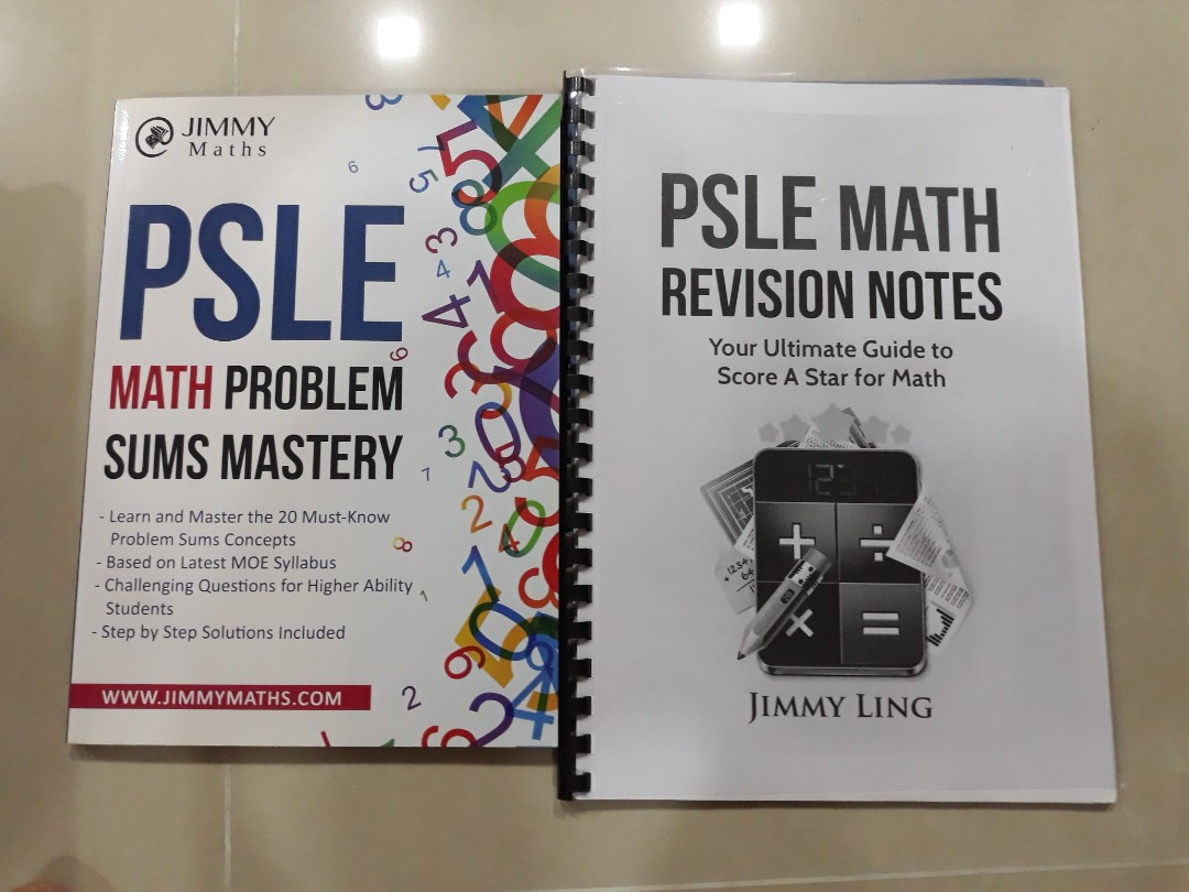PSLE Math Problem Sum Mastery & Rev Notes, Hobbies & Toys, Books ...