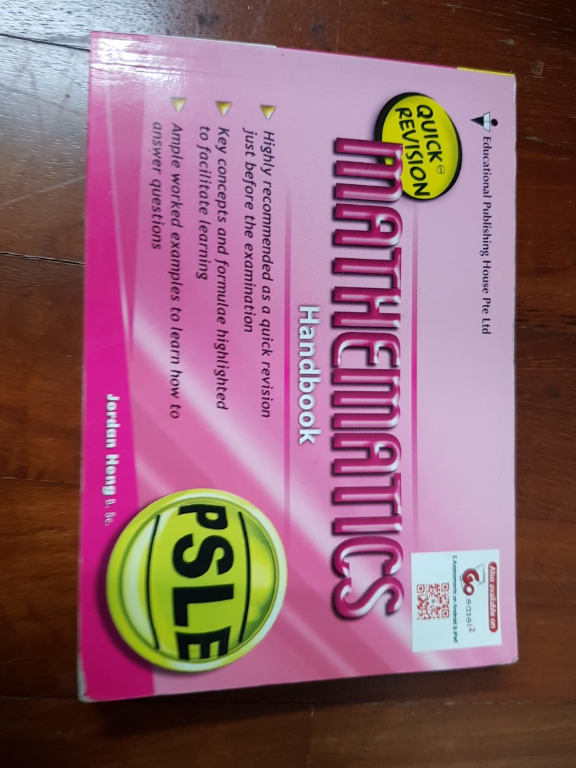 PSLE P6 Math handbook quick revision, Books & Stationery, Textbooks ...